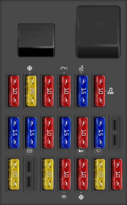 1993 Mitsubishi Lancer Cigarette lighter fuse - StartMyCar