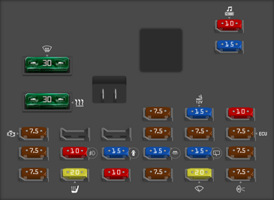 2020 Mitsubishi Mirage Fog light fuse - StartMyCar