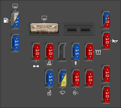 2004 Mitsubishi Shogun Horn fuse - StartMyCar