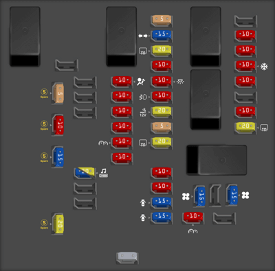 2023 N17 Nissan Almera Horn fuse - StartMyCar