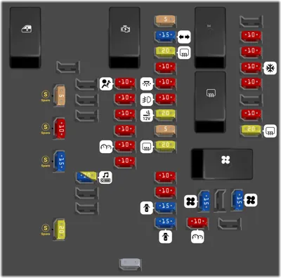 2023 Nissan Almera N18 Cigarette lighter fuse - StartMyCar