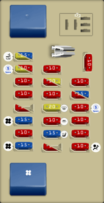 2015 Nissan March fuse box diagram - StartMyCar