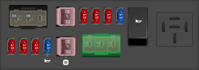 2011 Y62 Platinum Nissan Patrol fuse box diagram - StartMyCar