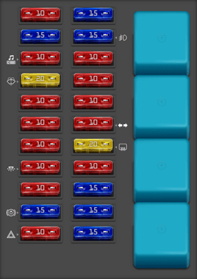 2006 B13 Nissan Sentra Brake light fuse - StartMyCar
