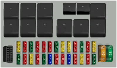 2006 Opel Corsa Corsa B fuse box diagram - StartMyCar