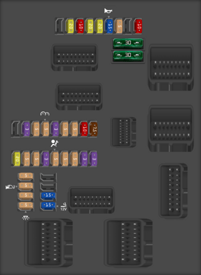 2018 2g Peugeot 308 fuse box diagram - StartMyCar