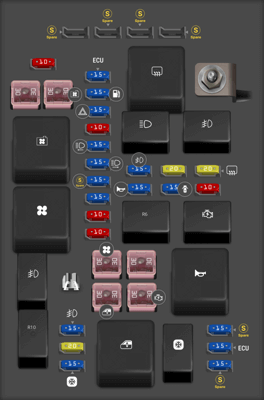 2000 Proton GEN-2 fuse box diagram - StartMyCar
