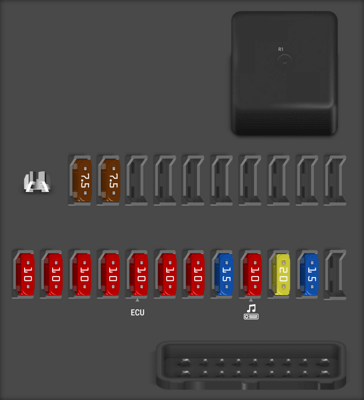 2005 Proton Persona fuse box diagram - StartMyCar