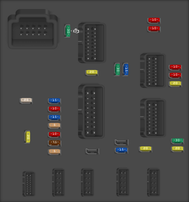 2013 Renault Fluence fuse box diagram - StartMyCar