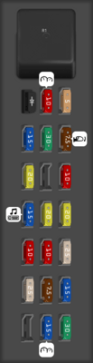 2008 Renault Grand Modus fuse box diagram - StartMyCar