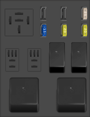 2010 Renault Modus fuse box diagram - StartMyCar