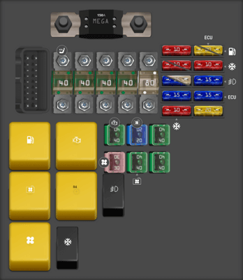 Rover 25 fuse box diagrams for all years - StartMyCar
