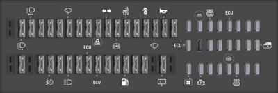 2013 Skoda Rapid fuse box diagram - StartMyCar