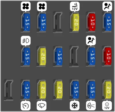 2001 Subaru Impreza Air conditioning fuse - StartMyCar