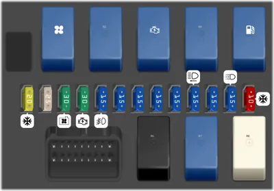 2005 Suzuki Alto 6th Gen fuse box diagram - StartMyCar