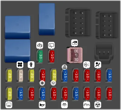 2012 Suzuki Alto International Radio fuse - StartMyCar