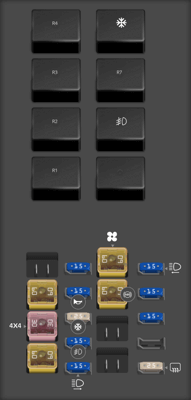 2002 G2 Suzuki Grand Vitara fuse box diagram - StartMyCar
