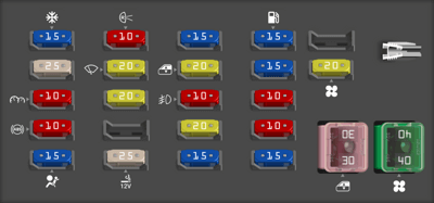 2002 G2 Suzuki Grand Vitara fuse box diagram - StartMyCar