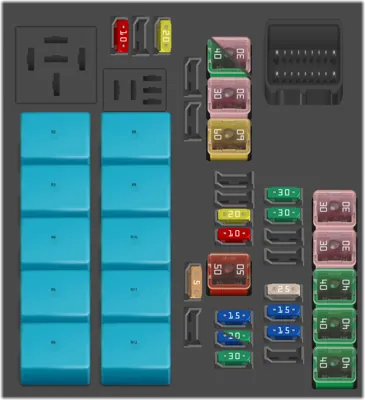 2022 Suzuki Swift Japan fuse box diagram - StartMyCar