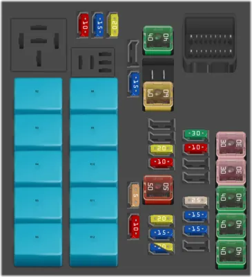2023 Suzuki Swift Japan fuse box diagram - StartMyCar