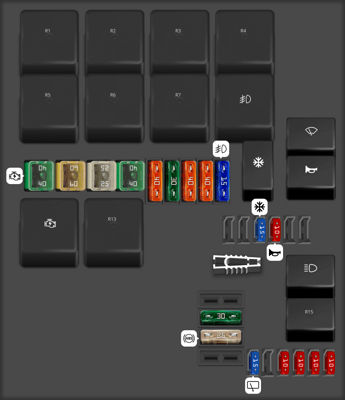 2015 Storme Tata Safari fuse box diagram - StartMyCar