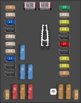 2020 Tesla Model S fuse box diagram - StartMyCar