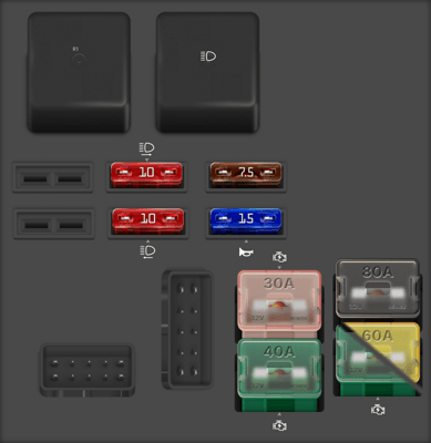 1986 Toyota 4Runner fuse box diagram - StartMyCar
