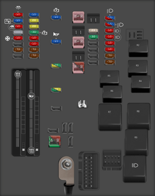 2009 Toyota Auris Tail light fuse - StartMyCar
