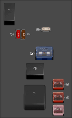 2005 Toyota Corolla Verso fuse box diagram - StartMyCar