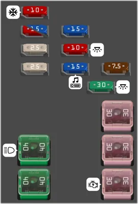 2004 Toyota Hiace 5th Gen fuse box diagram - StartMyCar