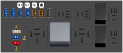 2004 Toyota Hiace 5th Gen fuse box diagram - StartMyCar