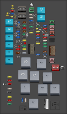 2016 Diesel Toyota Land Cruiser Horn fuse - StartMyCar