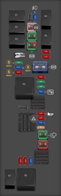 2005 Toyota Matrix Fuse Box Diagram