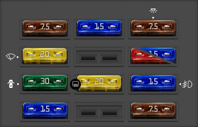 1986 Toyota MR2 fuse box diagram - StartMyCar