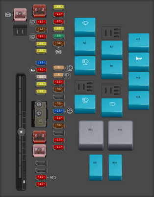 2024 Toyota RAV4 Hybrid fuse box diagram - StartMyCar