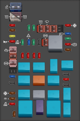 2005 Toyota Tacoma fuse box diagram - StartMyCar