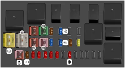 2005 Toyota Tacoma First Generation G1 Air conditioning fuse - StartMyCar