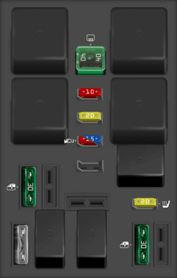2021 Vauxhall Corsa fuse box diagram - StartMyCar