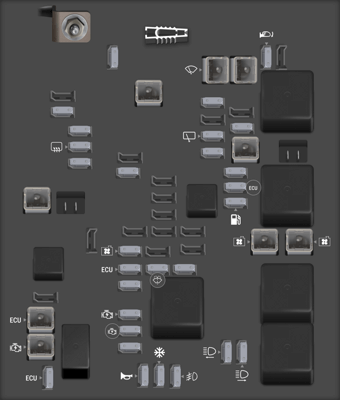 2016 Vauxhall Mokka fuse box diagram - StartMyCar