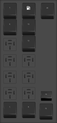 2012 Volkswagen Amarok fuse box diagram - StartMyCar