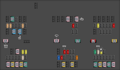 2022 2 Volkswagen Amarok fuse box diagram - StartMyCar