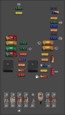 2006 Volkswagen Caddy fuse box diagram - StartMyCar