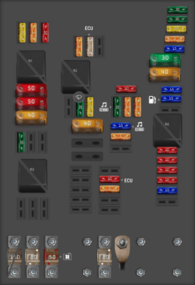 2008 Volkswagen Eos fuse box diagram - StartMyCar