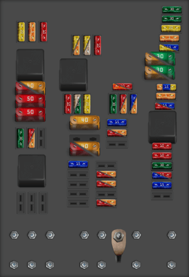 2005 R32 Volkswagen Golf fuse box diagram - StartMyCar