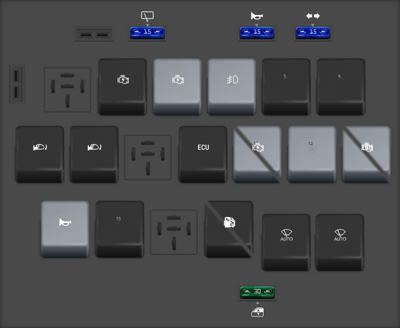 2011 Mk5 Volkswagen Golf fuse box diagram - StartMyCar