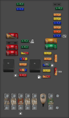 2011 Variant Volkswagen Golf fuse box diagram - StartMyCar