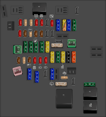 2013 Mk7 Volkswagen Golf fuse box diagram - StartMyCar