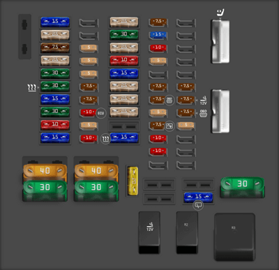 2021 Volkswagen ID4 fuse box diagram - StartMyCar