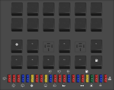 1999 Sedan Argentina Classic Volkswagen Polo Fuel pump relay - StartMyCar