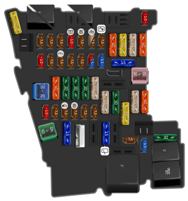 Volkswagen T-Roc fuse box diagrams for all years - StartMyCar
